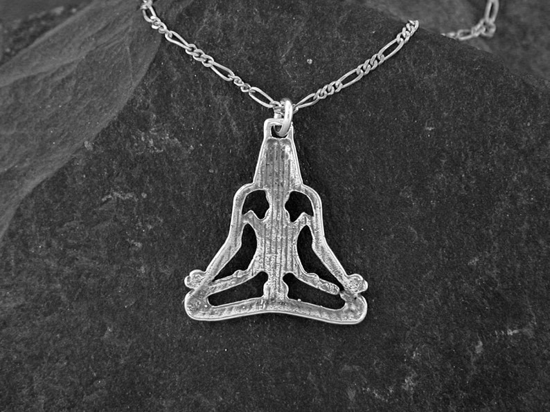 Sterling Silver Chakra Pendant on a Sterling Silver Chain | Etsy