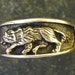 14K Gold Wolf Ring - Etsy