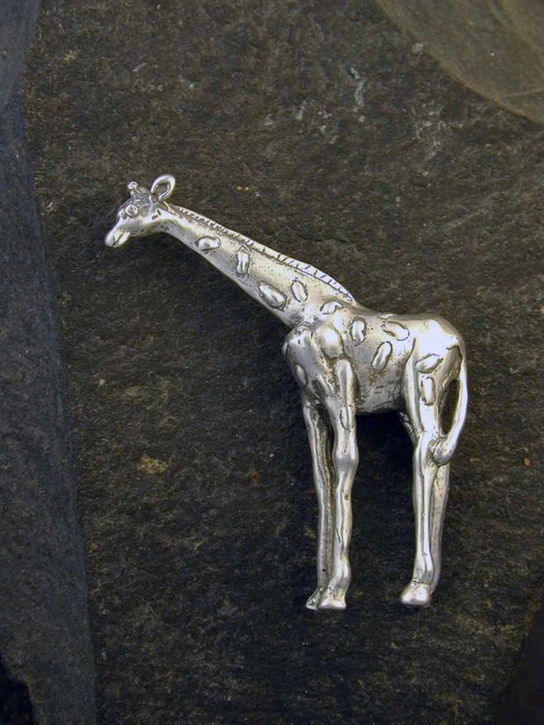 Sterling Silver Giraffe Sculpture - Etsy
