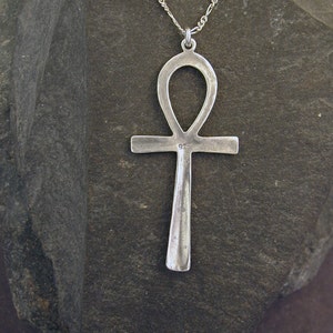 Sterling Silver Ankh Pendant on a Sterling Silver Chain - Etsy