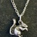 Sterling Silver Chipmunk Squirrel Pendant on Sterling Silver Chain. - Etsy