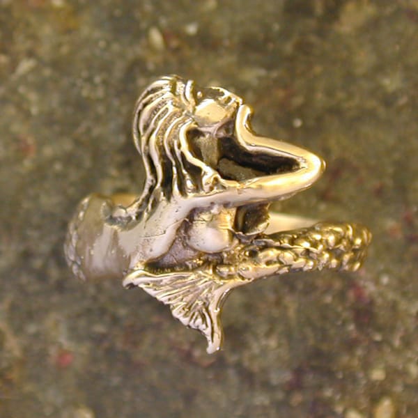 Mermaid Ring - Etsy