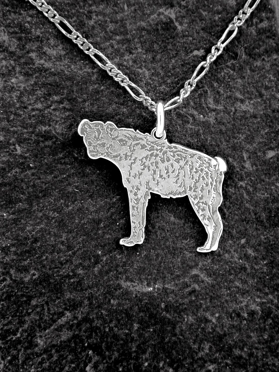 Sterling Silver Hyena Pendant on a Sterling Silver Chain - Etsy