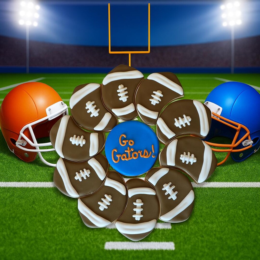 UF Football Tailgate Custom Cookie Platter * FREE SHIPPING * Promo Code ...