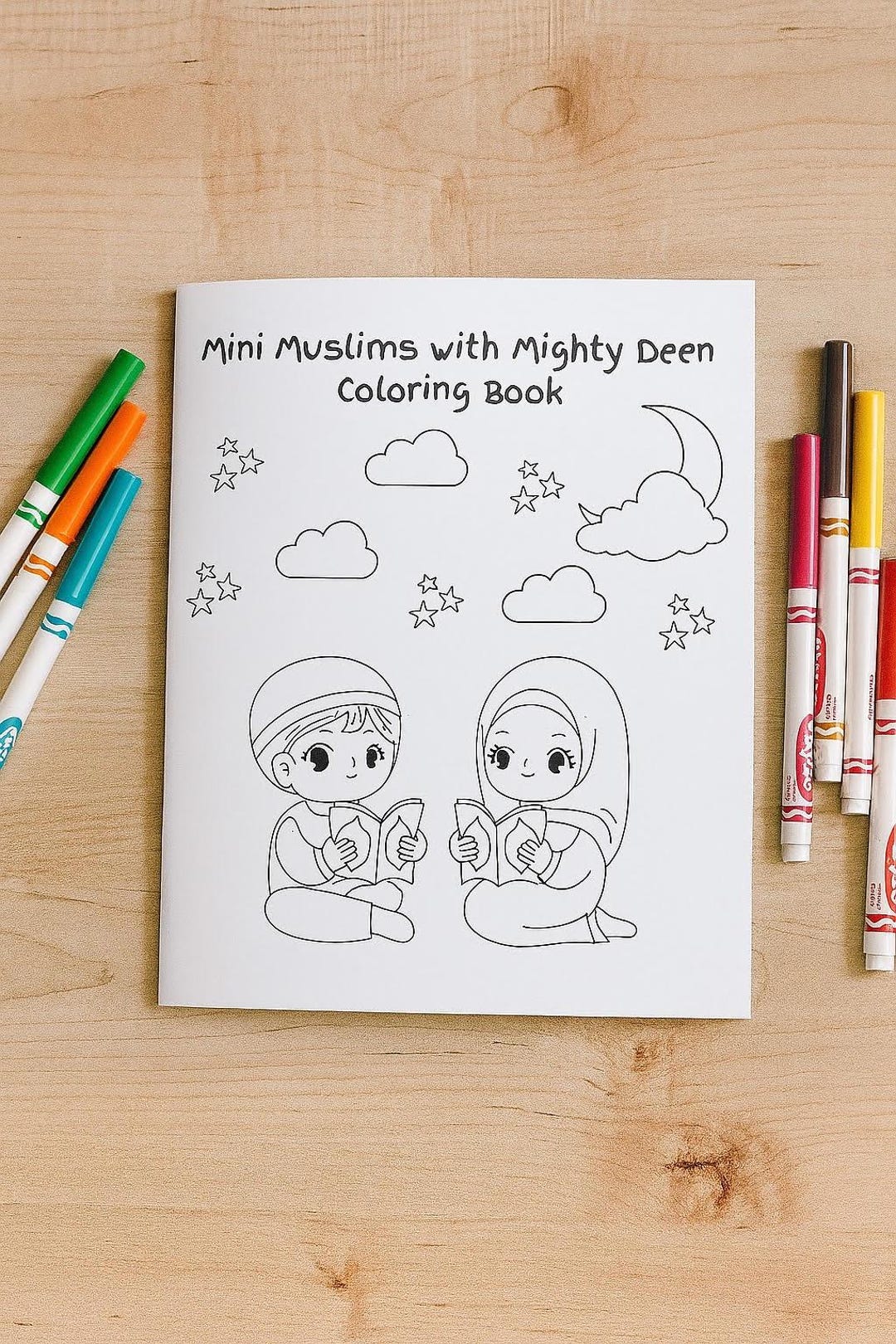 Mini Muslims Mighty Deen Coloring Book - Etsy