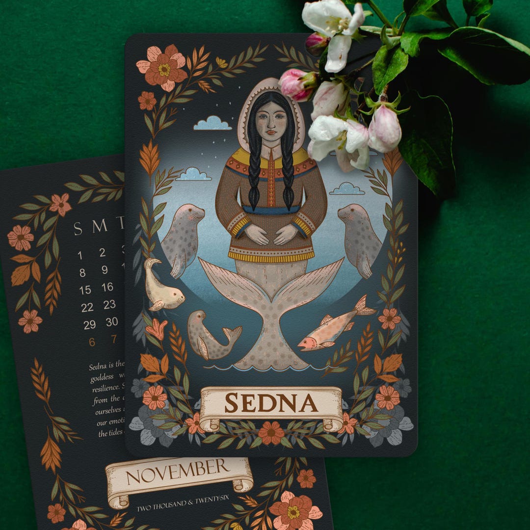 CALENDAR CARDS | 2026 Mythic Realms Goddess and God Oracle Calendar - Etsy