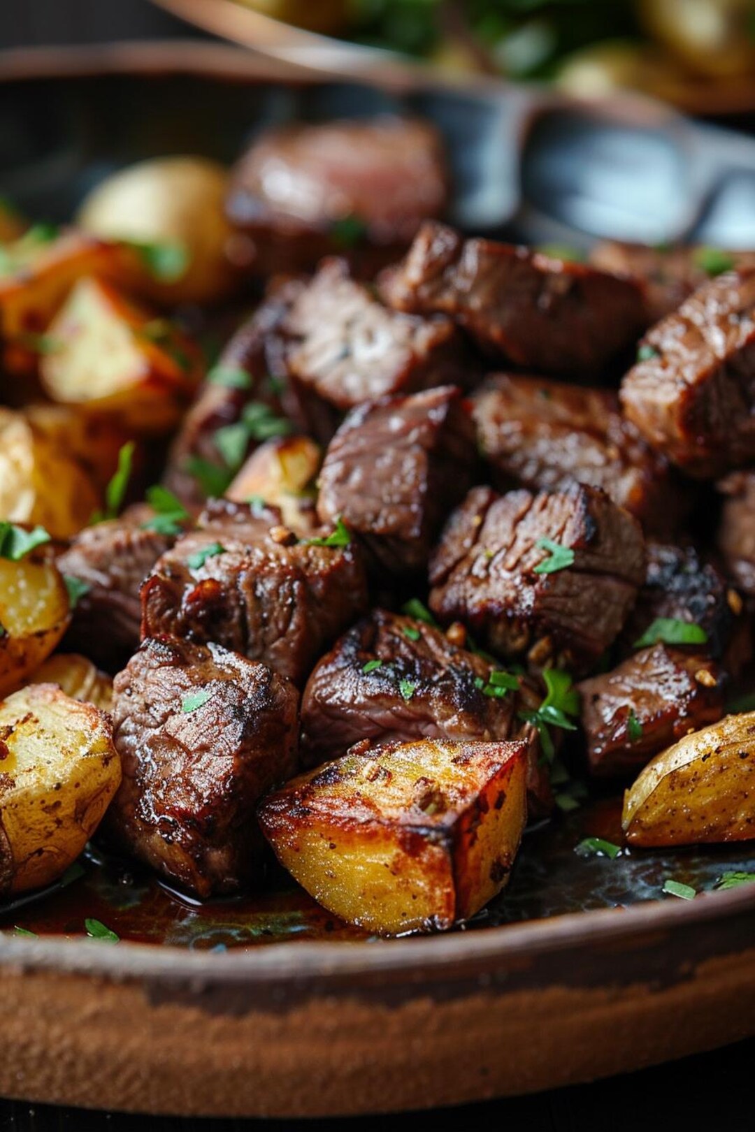 One-pan Steak Bites and Potatoes Recipe | Quick Weeknight Dinner | Easy ...