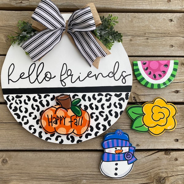 Seasonal Door Hanger - Etsy