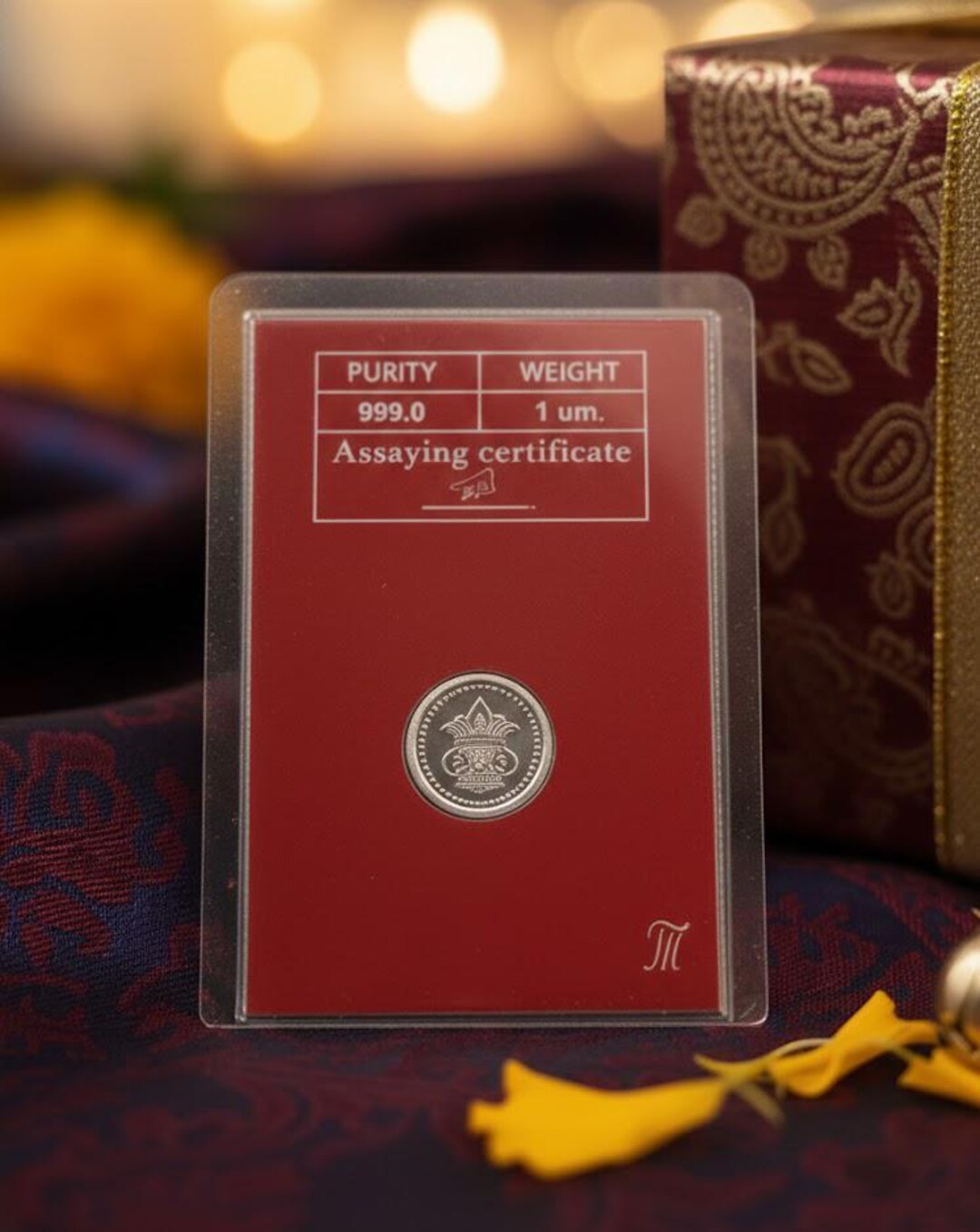 999 Fine Silver Kalash Coin, Lakshmi Pooja Diwali Gift - Etsy