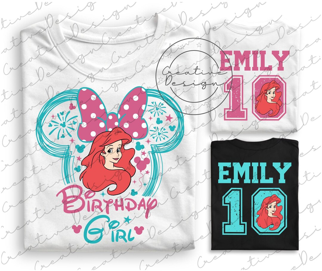 Disney Princess Birthday Girl Png, Disney Birthday Girl Png, Princess ...