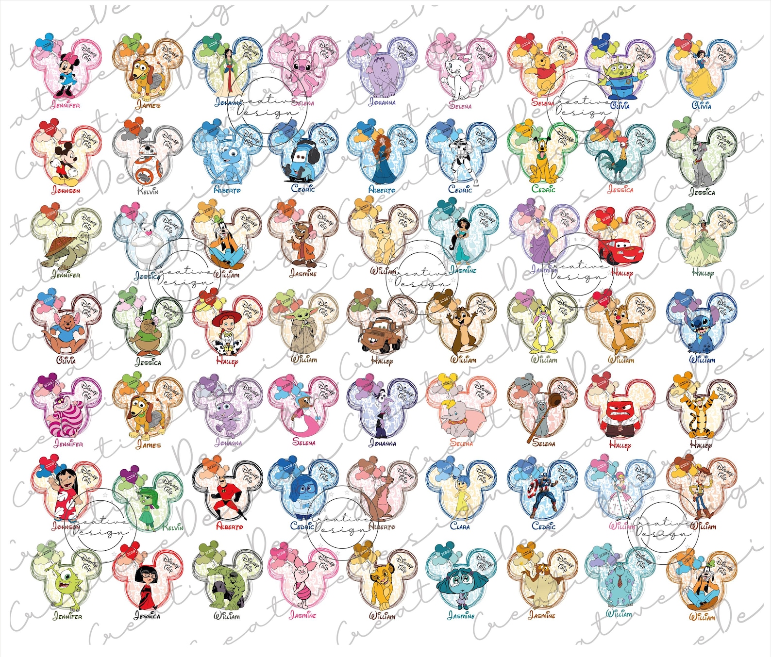 Disney All Characters Png, Disney Girls Trip Png, Disney Character Png ...