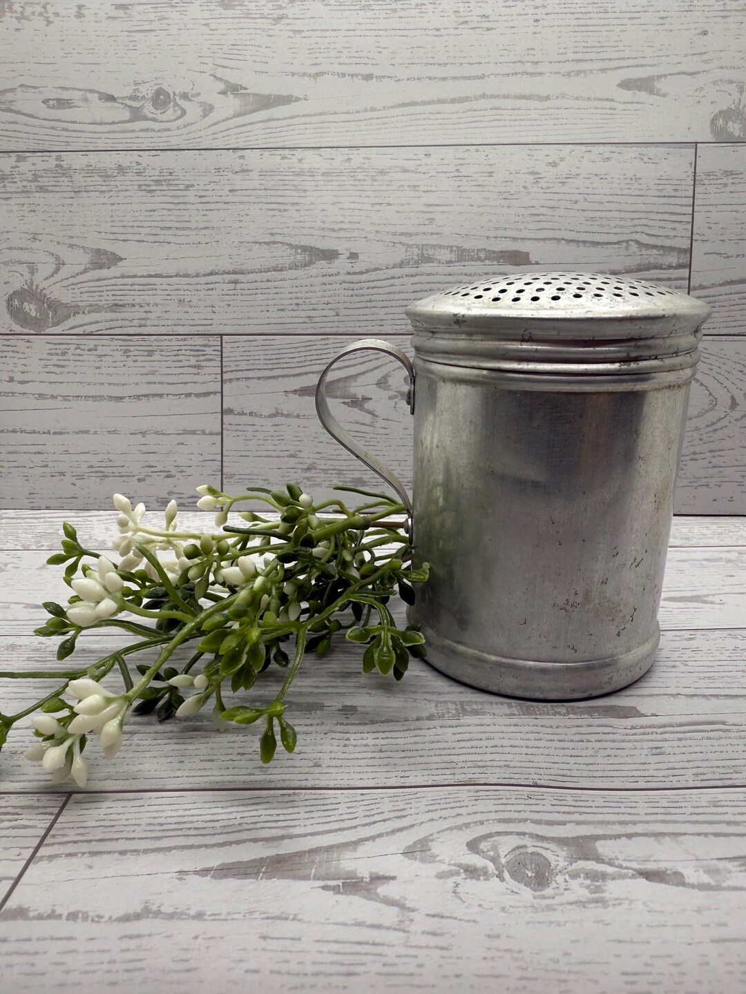 Vintage 1950's Aluminum Salt Shaker Farmhouse Decor - Etsy