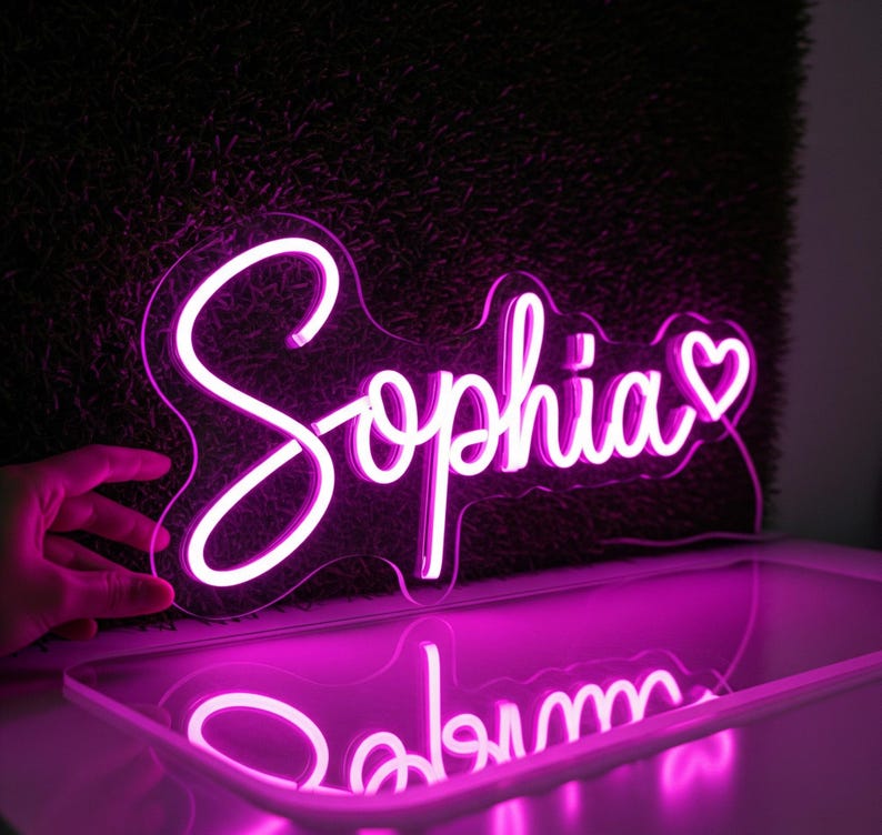Custom Name Neon Sign for Kids, Custom Led Sign Wall Decor, Custom Led ...