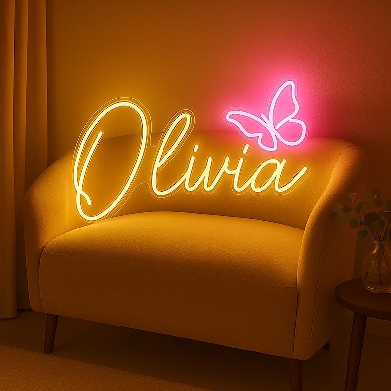 Custom Name Neon Sign for Kids, Custom Led Sign Wall Decor, Custom Led ...