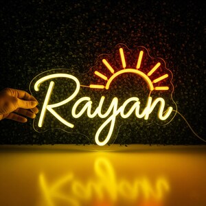 Custom Name Neon Sign for Kids, Custom Led Sign Wall Decor, Custom Led ...