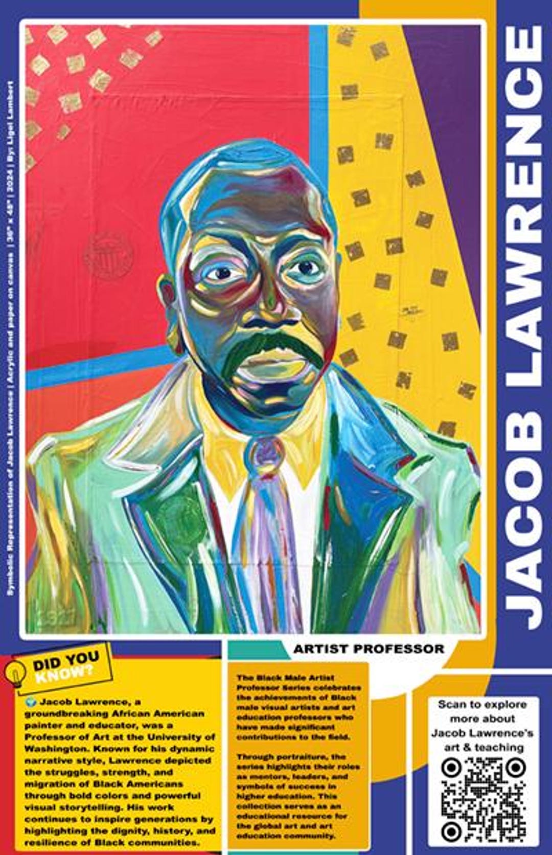 Jacob Lawrence Classroom Poster: High-res Art Education (digital ...
