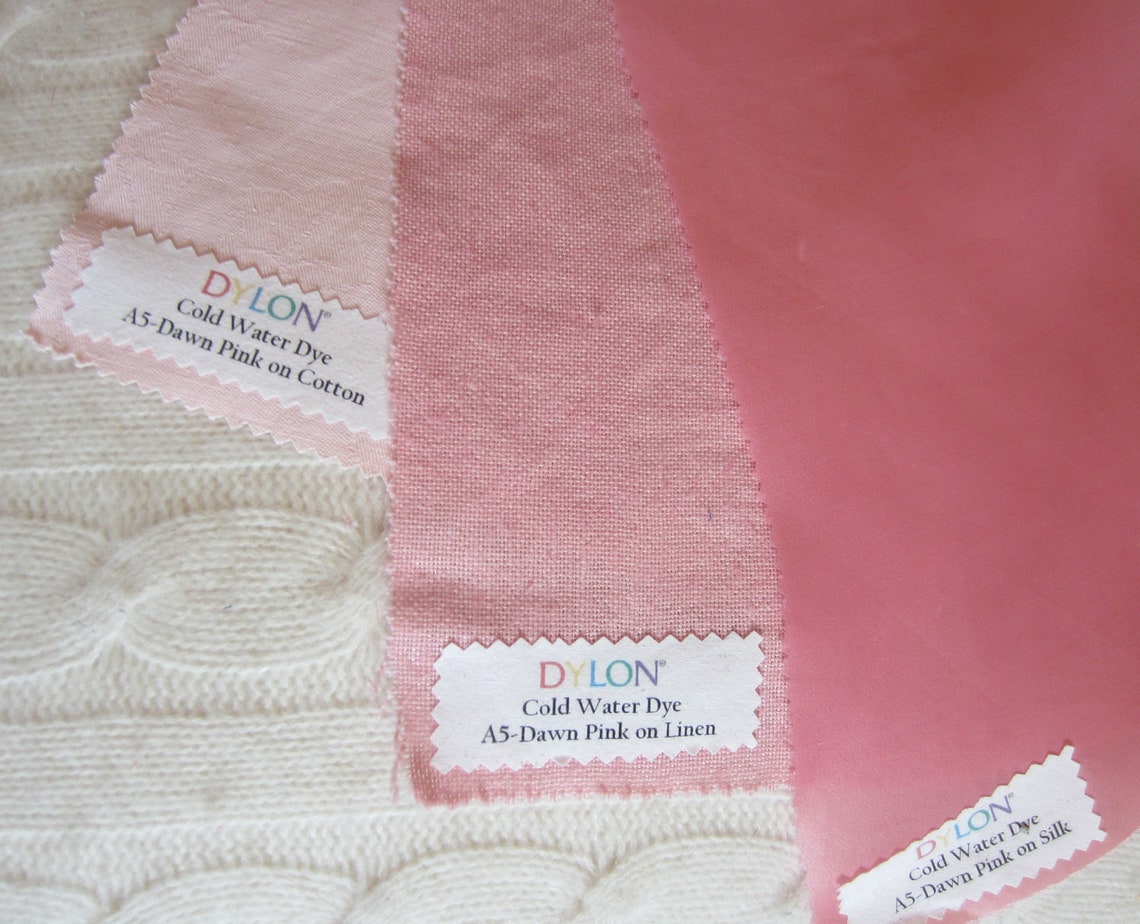DYLON Cold Water Dye A5-dawn Pink (5gm) - Etsy