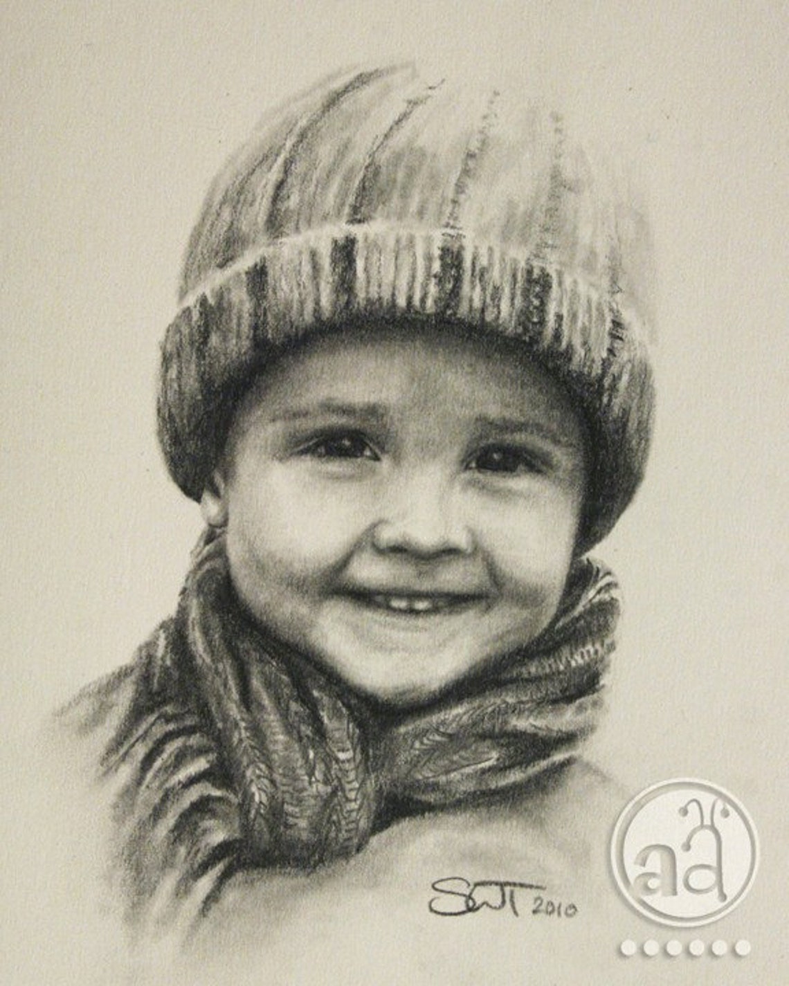 Custom Pencil Portrait Handmade Pencil Drawing From Your Photo ...
