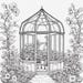 Tiny Greenhouses – 150 Mini Plant Havens to Color | PDF Coloring Book ...