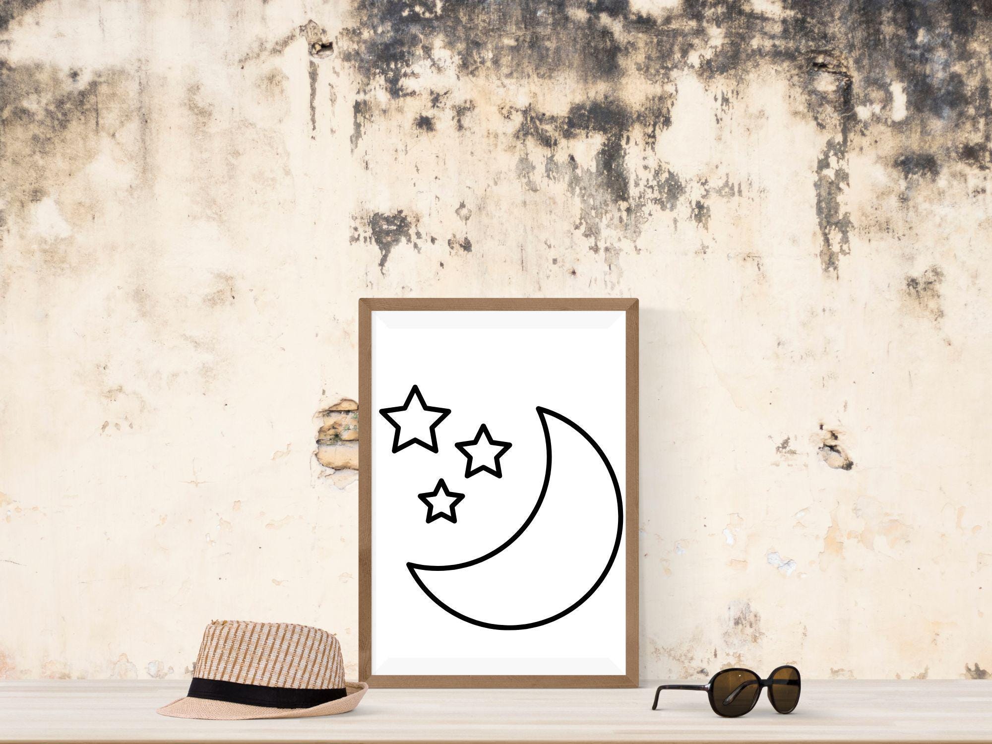 Star SVG Bundle: Christmas, Night, Shining Star Cut Files (digital ...