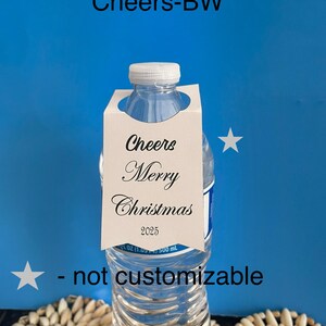 Personalized Water Bottle Tags for Wedding Reception Wedding Shower ...
