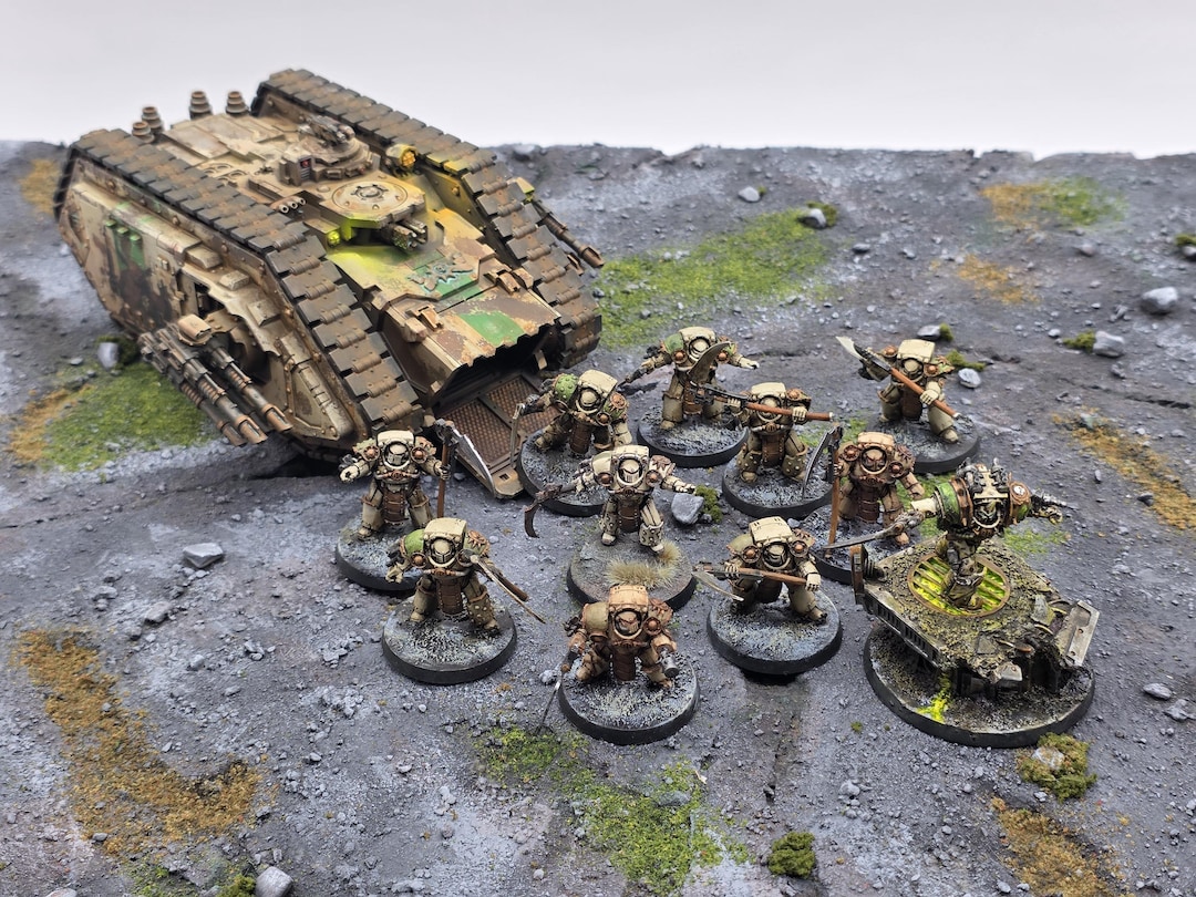 5000 Points Pro Painted Death Guard Army | Warhammer 30k/40k, Custom ...