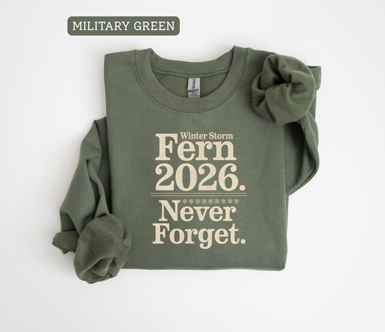 Winter Storm Fern 2026 Shirt, Funny Blizzard Survivortee, Cozy Cold ...