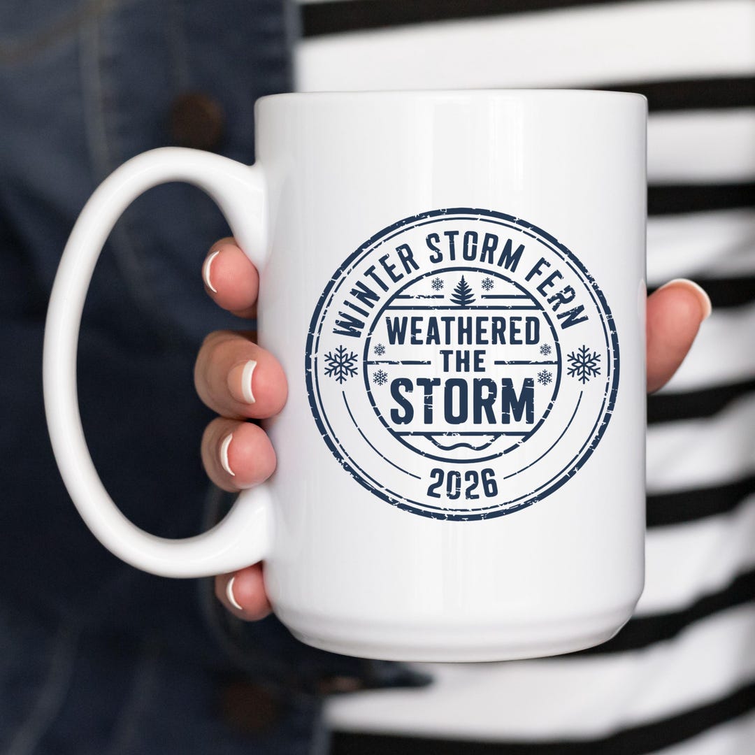 Winter Storm Fern 2026 Mug: Funny Blizzard Survivor Gift, Snowstorm ...