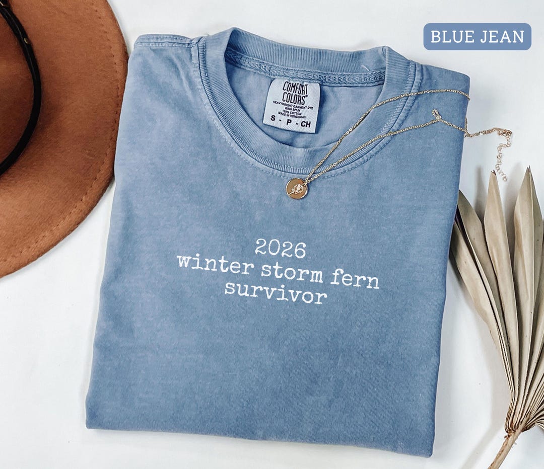 2026 Winter Storm Fern Shirt, Funny Blizzard 2026 Tee, Cozy Storm ...