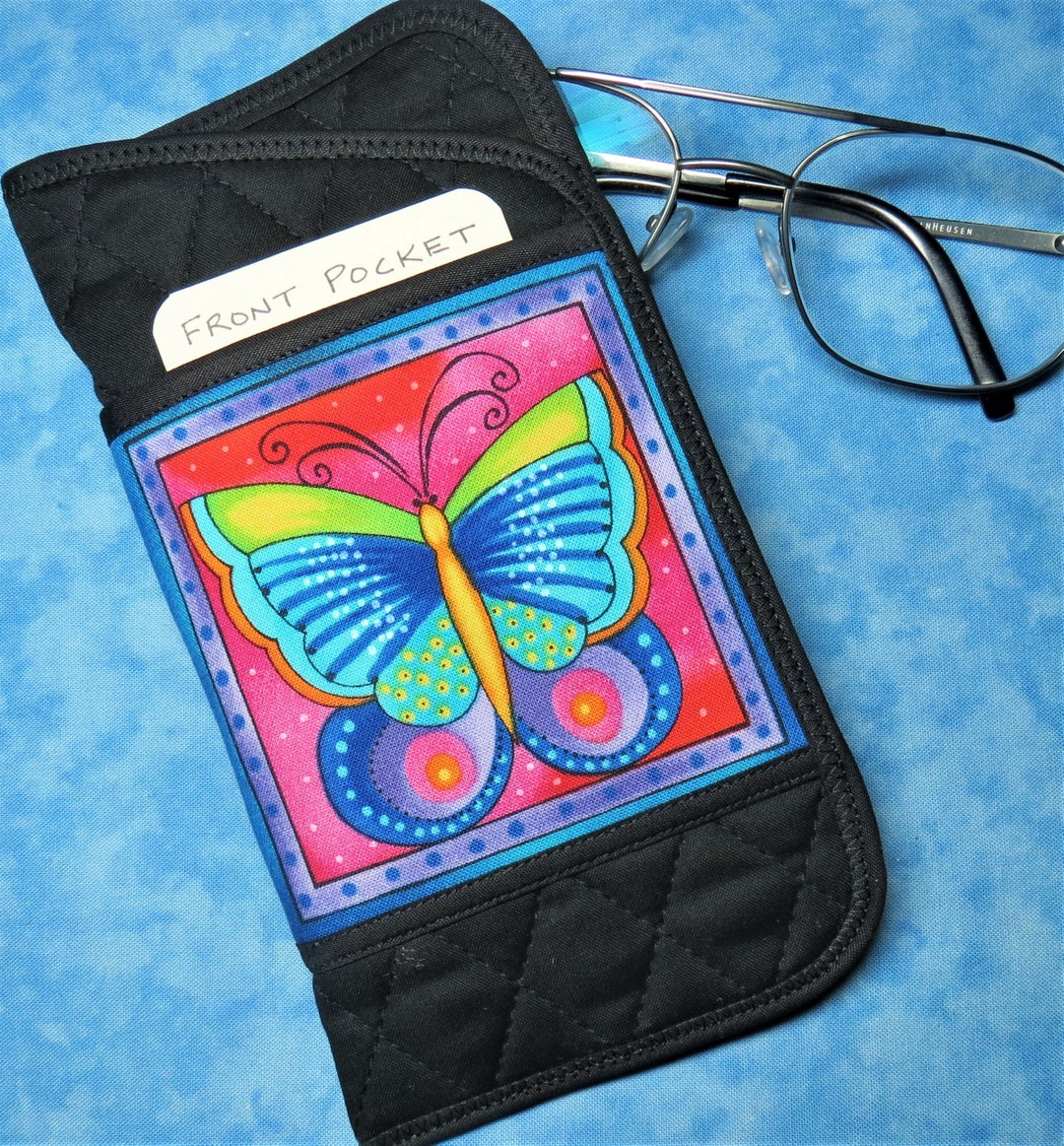 Women Eyeglasses Case - Large Glasses Holder With Pockets Laurel Burch ...