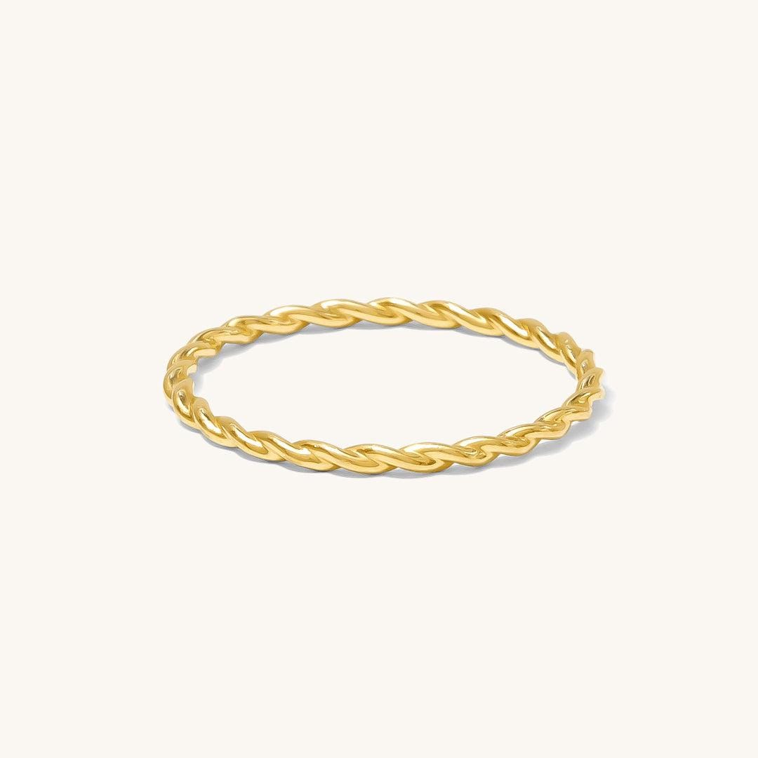 Sterling Silver Braided Rope Ring, Twist Wedding Band - Etsy