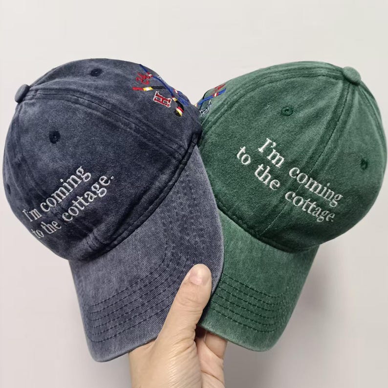 Embroidered I'm Coming to the Cottage Hat, Hockey Romance LGBT Hockey ...