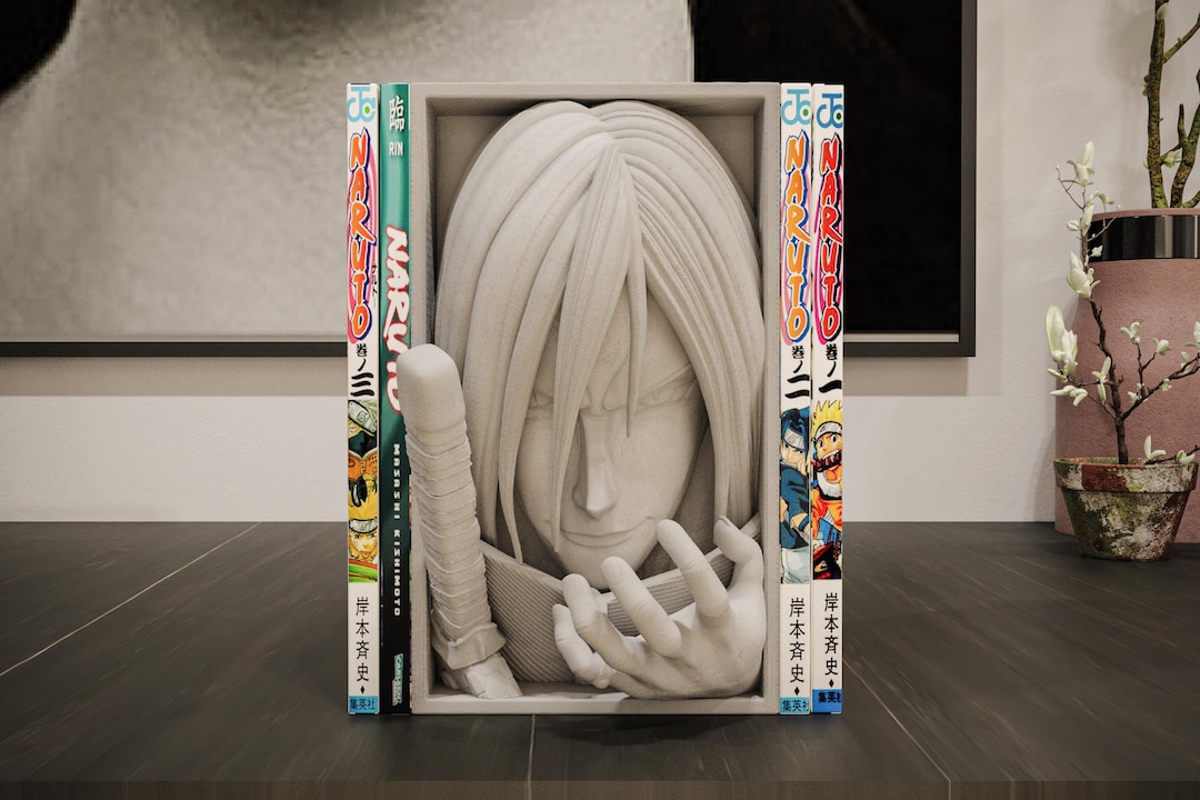 Orochimaru 3D Book Nook | Fan-made Naruto Manga Shelf Insert | Unique ...