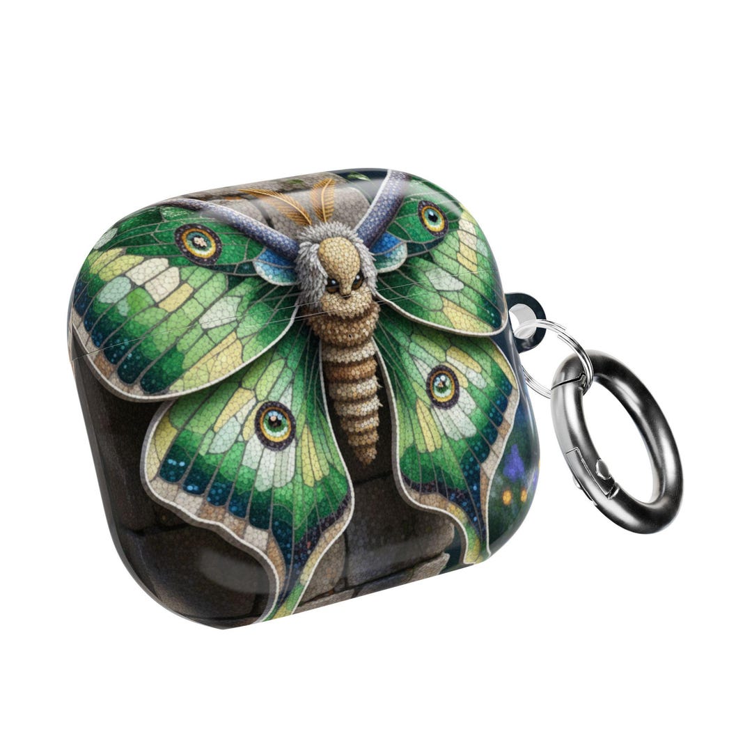 Enchanting Mosaic Luna Moth AirPod Case - Etsy