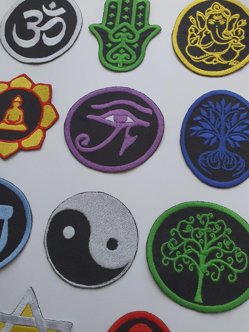 Spiritual Patches, Symbol Patches, Shamanic Patches, Hamsa, Tree of ...
