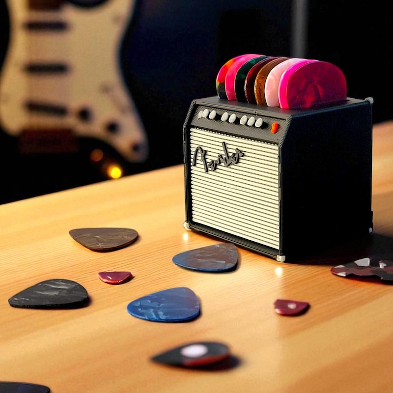 Desk Guitar Pick Holder - Etsy UK