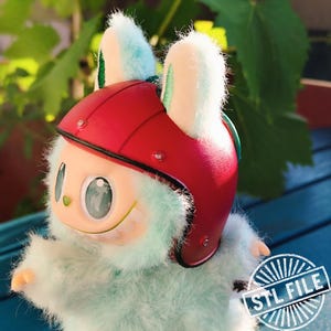 Labubu Construction Helmet Stl Digital File for 3d Printing, - Etsy