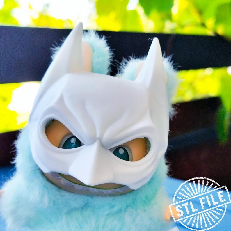 Labubu Batman Mask - STL Digital File for 3D Printing, Printable Toy ...