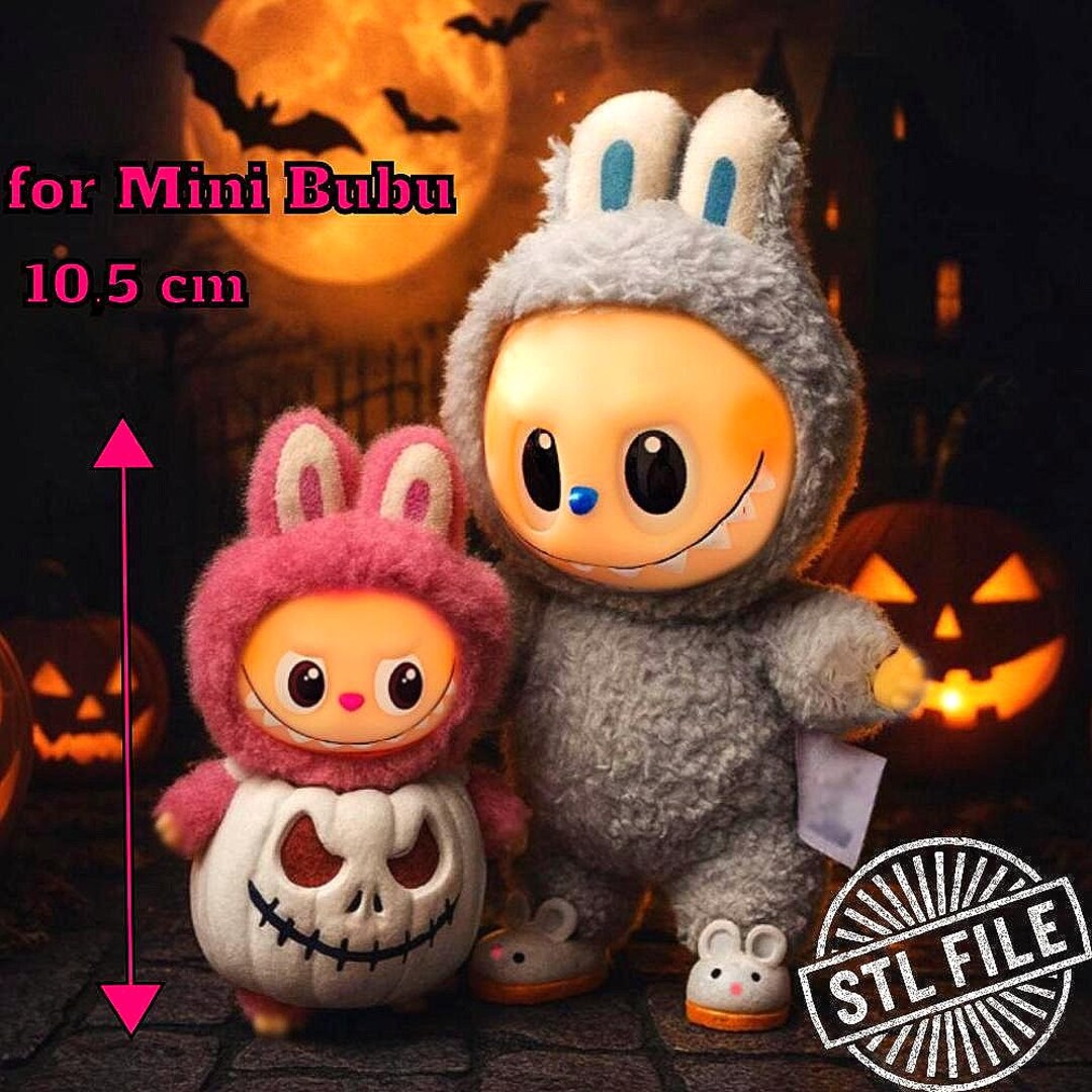 10.5cm Mini Jack Pumpkin Holder for Plush Toy - STL Digital File for 3D ...