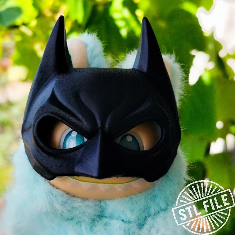 Labubu Batman Mask - STL Digital File for 3D Printing, Printable Toy ...