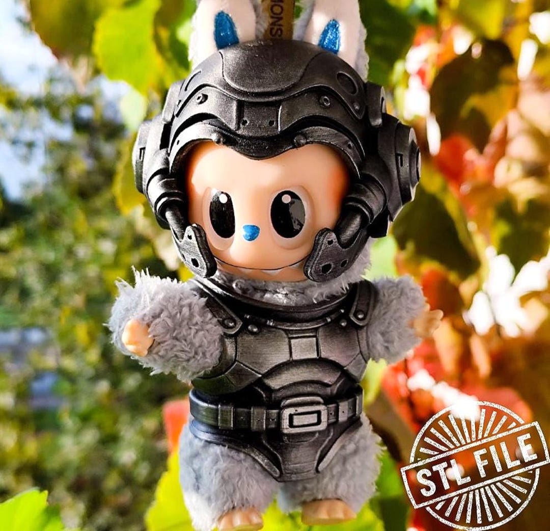 Cyber Costume Set for Plush Toy - STL Digital File for 3D Printing ...