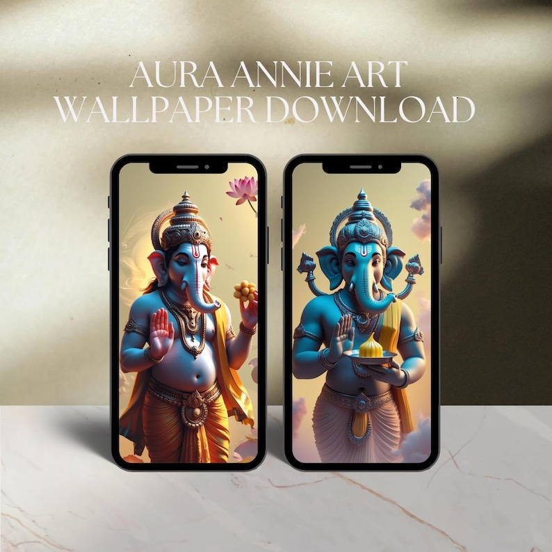 Ganesha Holding Modak Wallpaper – Serene Expression | Hindu God Digital ...