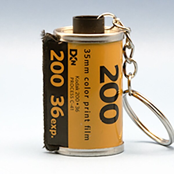 Kodak 200 Film Roll Keychain - Etsy