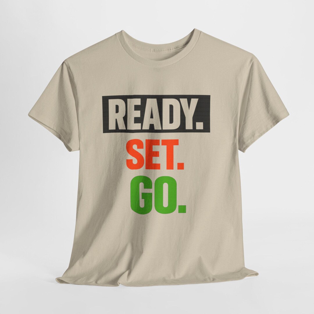 Marathon Race Shirt, 5K 10K Running Tee, Sprinter Go Time Shirt, Ready ...
