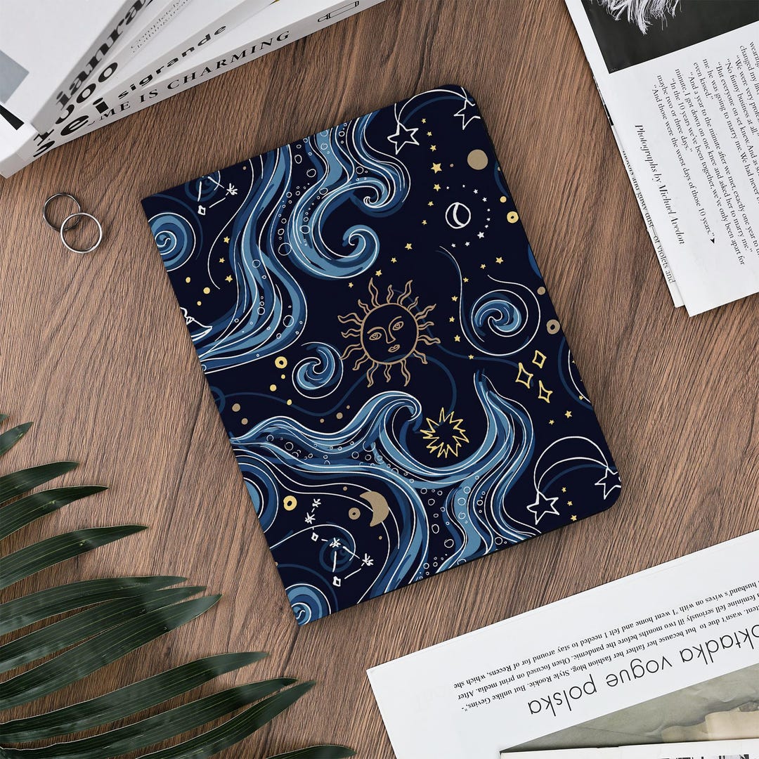 Celestial Elements and Waves iPad Protective Case for iPad Pro 2025 11 ...
