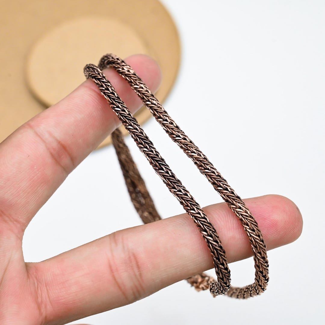Handmade Copper Chain, 20 Inch Solid Pendant Necklace - Etsy