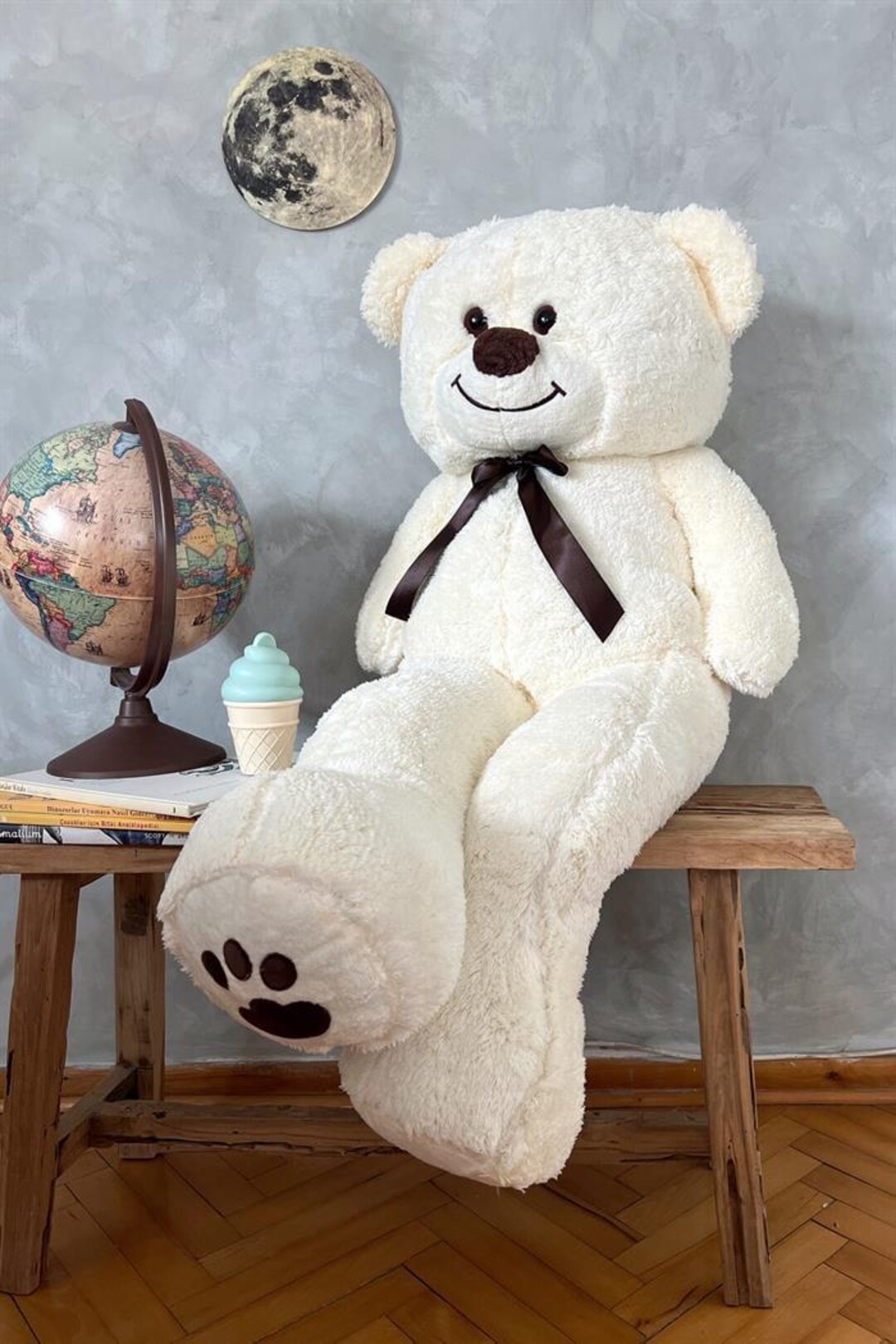 Pooky the Cute Teddy Bear – Plush Stuffed Animal Toy | Soft Cuddly Bear ...