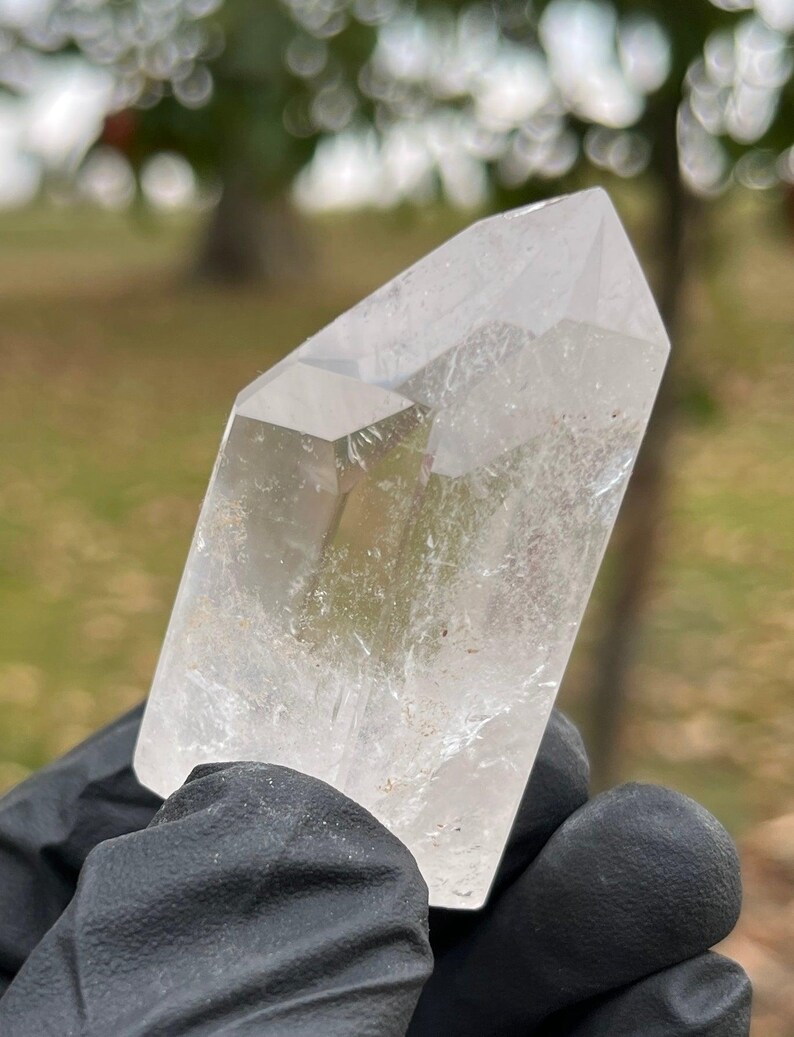 Clear Quartz Point Tower - Large Natural Crystal Generator - Healing ...