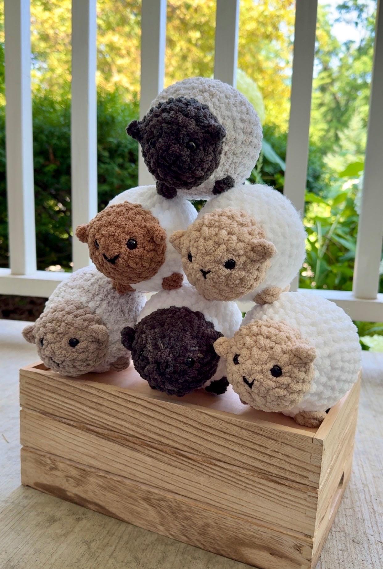 Chubby Bundle 4in1 - Sheep - Fishies - Lizards - Beetles - Beginner - PDF - Amigurumi - No Sew ...