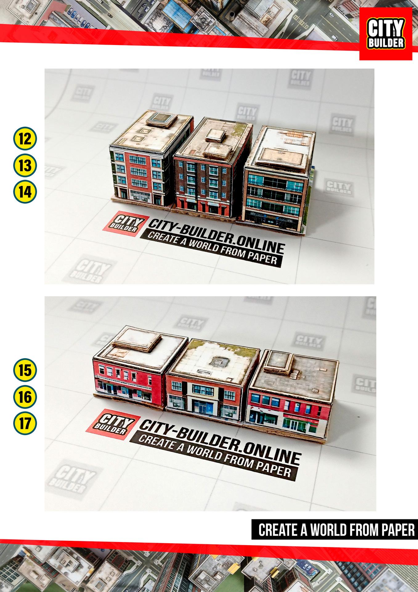 Paper City, Paper Model, City-builder Part 1 - Etsy